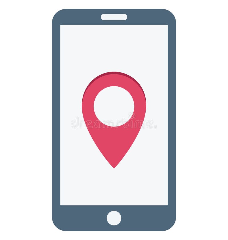 Gps Device Color Vector Icon Which Can Easily Modify or Edit Stock ...