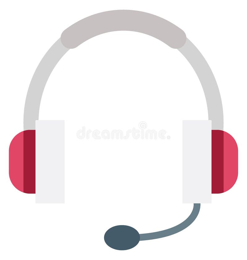 Headphones Color Vector Icon Which Can Easily Modify or Edit Stock ...