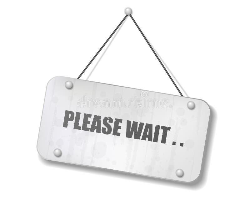 Please Wait Clipart