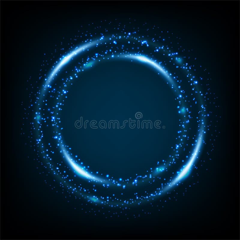 Rotating Blue Light Shiny with Sparkles, Suitable for Product ...
