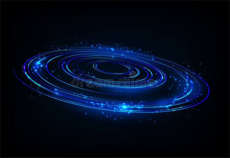 Rotating Blue Light Shiny with Sparkles, Suitable for Product ...