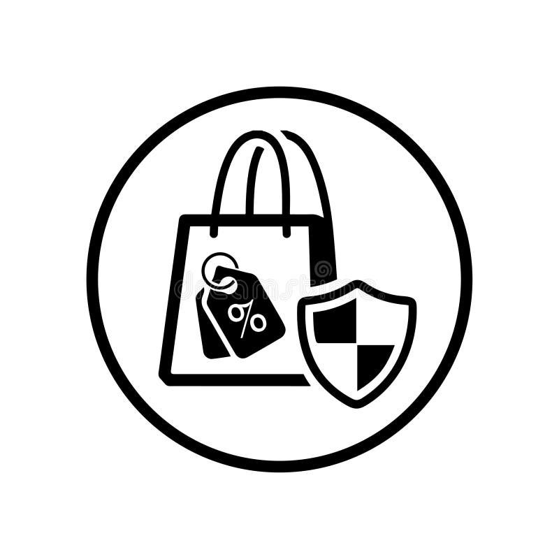 Secure Shopping Icon / Online Buying Security Stock Vector ...