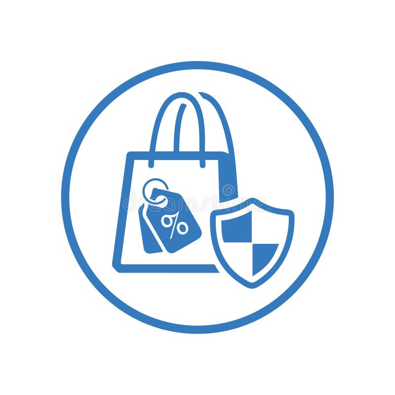 Secure Shopping Icon / Online Buying Security Stock Vector ...
