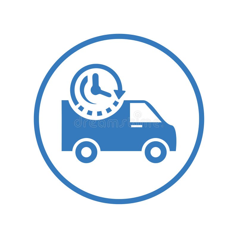 On-Time Delivery / Schedule Pickup Icon Stock Vector - Illustration of ...