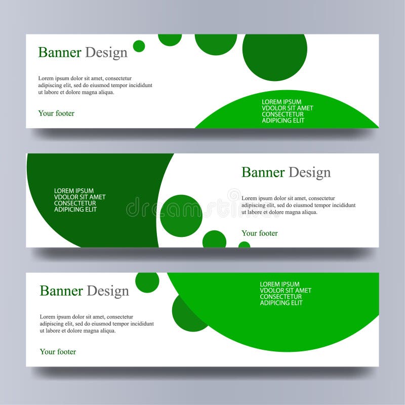 Banner Design Abstract Cool Stock Vector - Illustration of decor ...