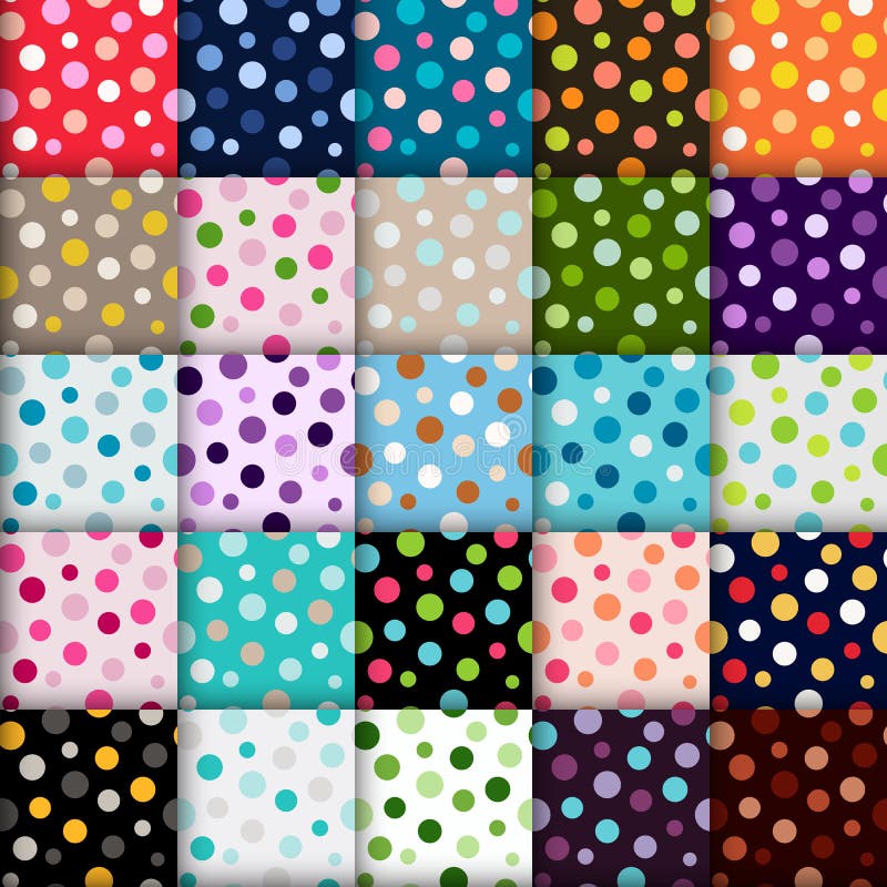 Seamless dotted pattern stock vector. Illustration of dots - 154273650