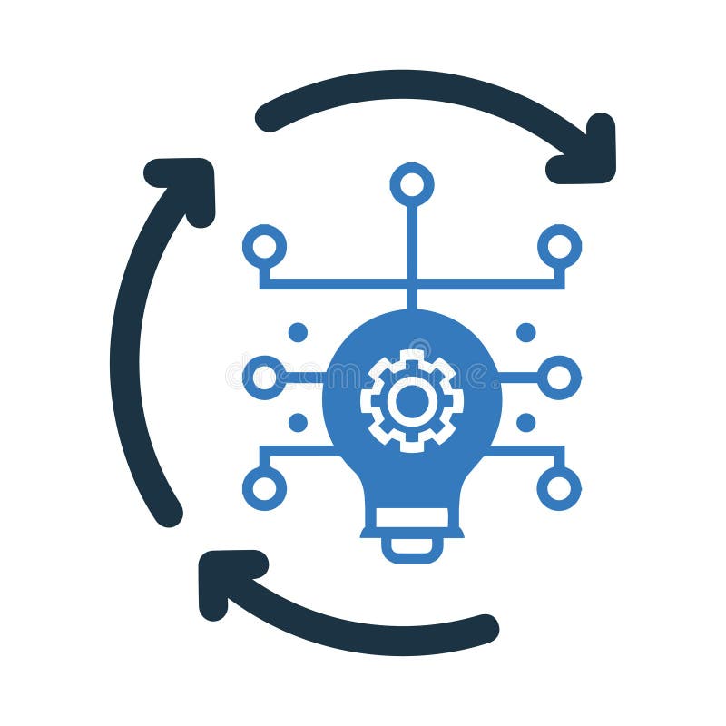 Idea Generating Icon, Smart Idea Icon, Idea Generator Stock ...