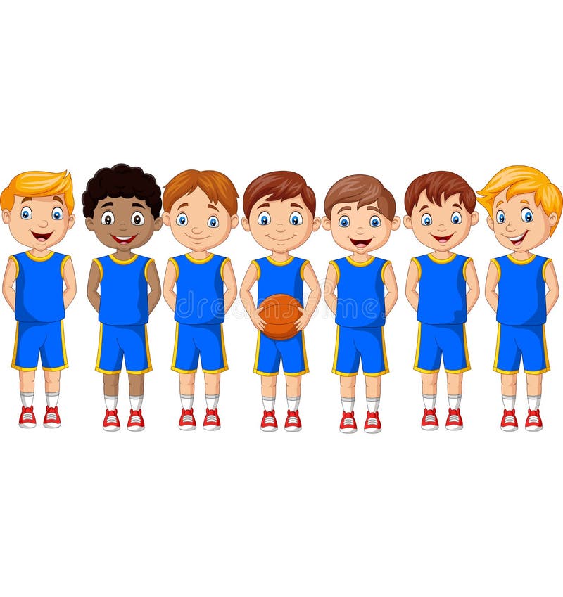 Basketball Teamwork Clip Art