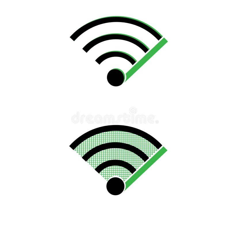 Wi-Fi sign stock vector. Illustration of wireless, connection - 154797263