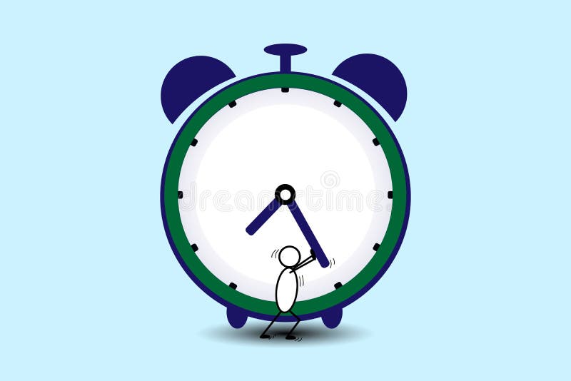 The in concept time stop stock illustration. Illustration of bank ...