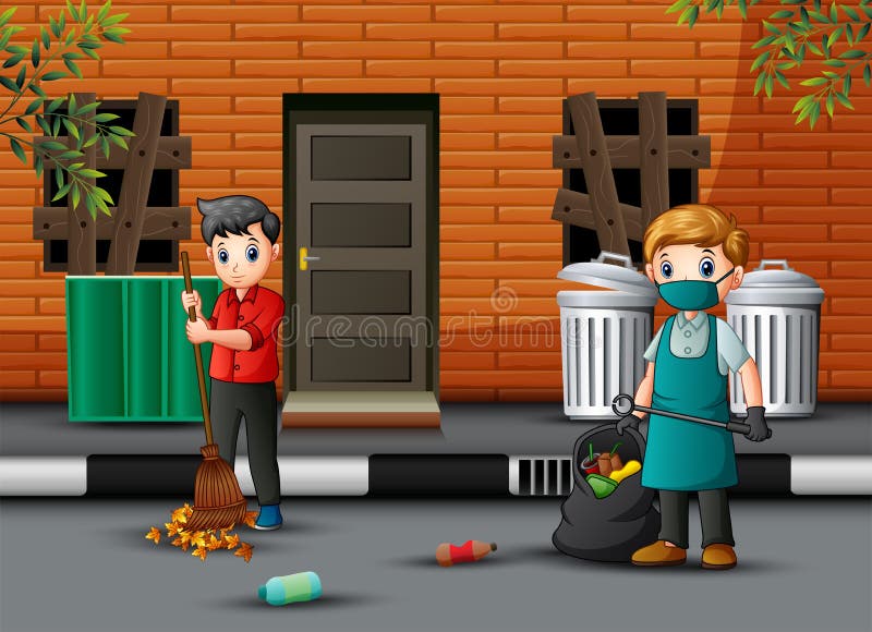 Demolition man cartoon stock vector. Illustration of humor - 15337921