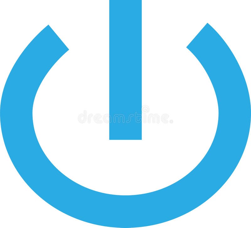 The Power Symbol Logo Designing Stock Illustration - Illustration of ...