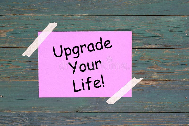 Upgrade your life stock photo. Image of extension, evolve - 156015258