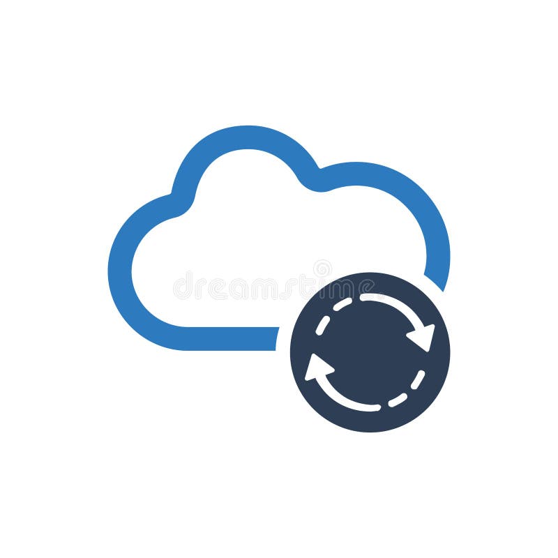 Cloud Backup Refresh Icon is Perfect for Use in Any Type of Design ...