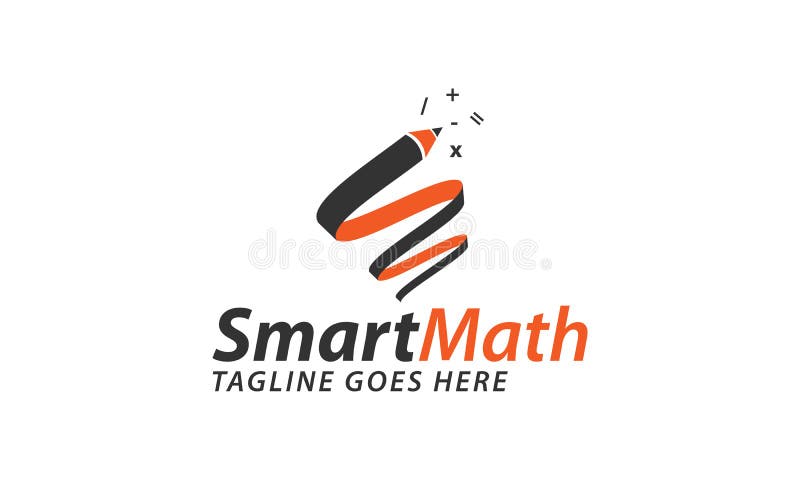 Concept Logos for Creative Mathematics Education. Stock Vector ...