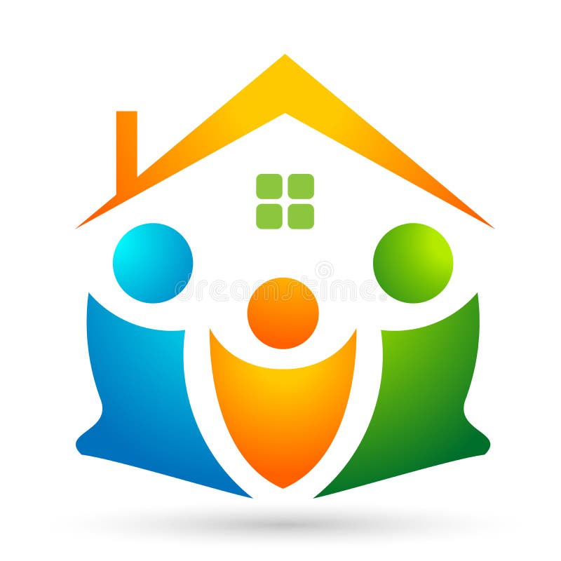 Happy Family in Heart Shaped Child Family Union Love Parent Kids Growth ...