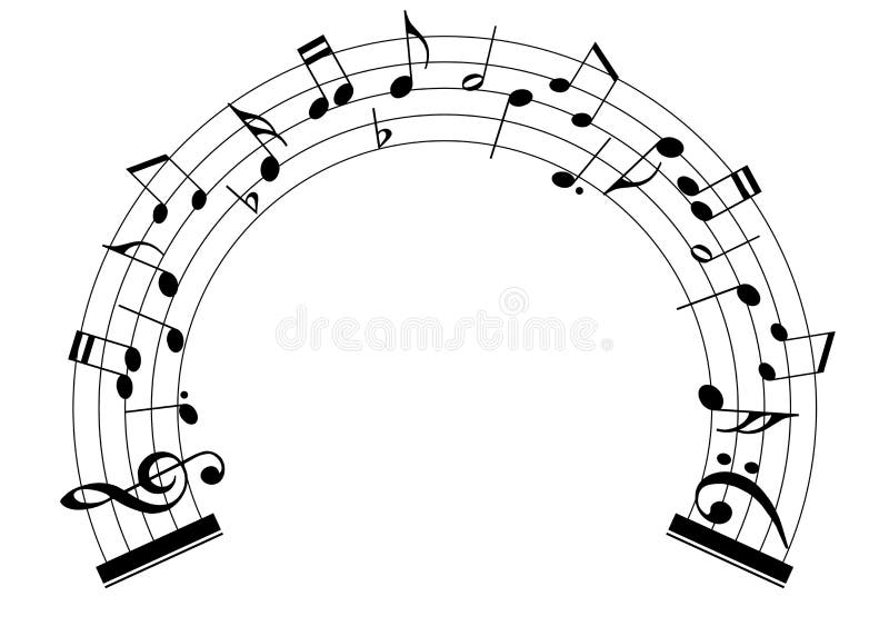 Music Notes Seamless Pattern Stock Vector - Illustration of ...