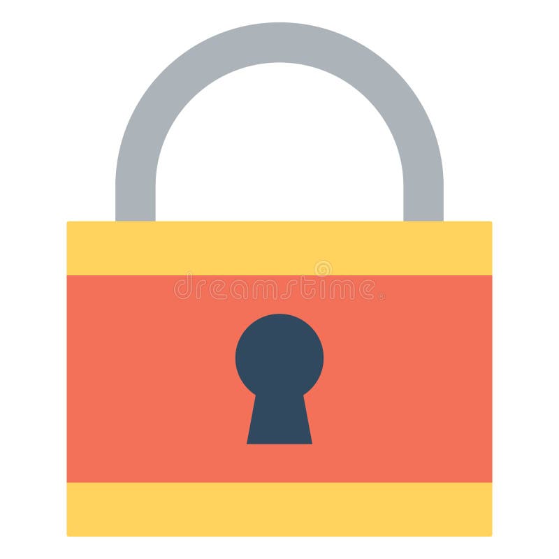 Lock Isolated Vector Icon that Can Be Easily Edit or Modified Stock ...