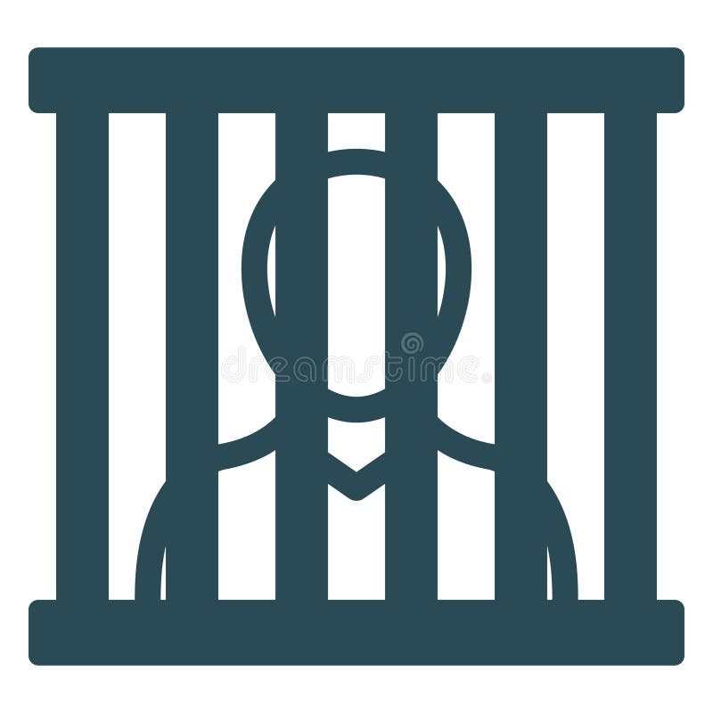 Criminal Jail, Imprison Isolated Vector Icon Which Can Be Easily ...