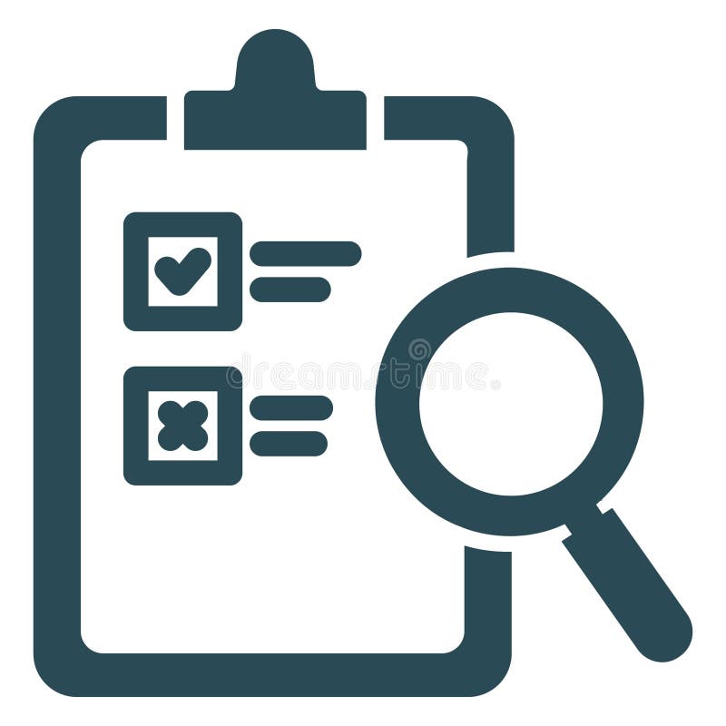 File Review, List Review Isolated Vector Icon that Can Be Easily ...