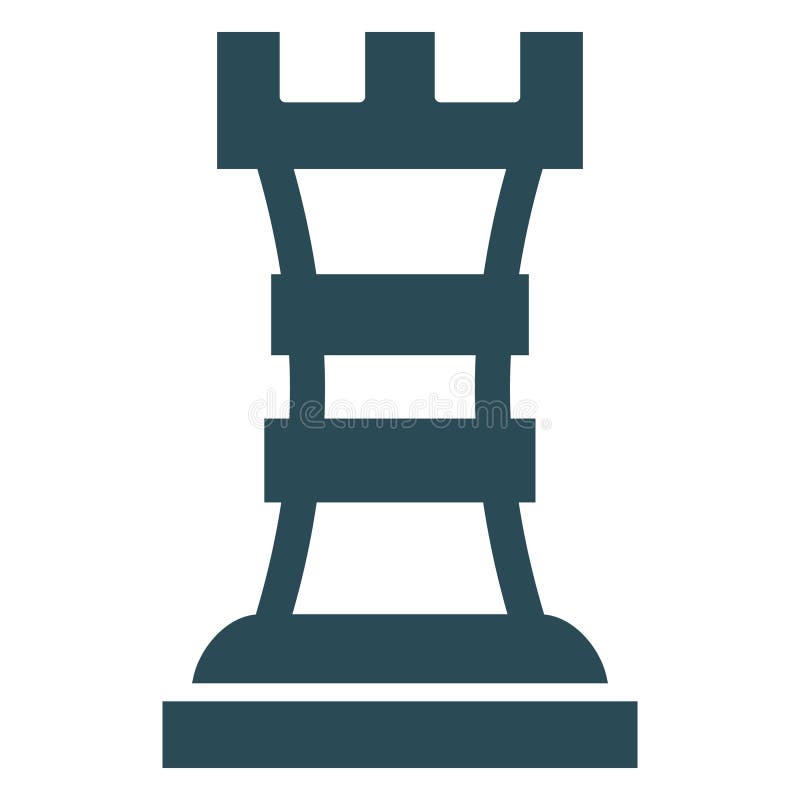 Chess Game, Chess Piece Isolated Vector Icon that Can Be Easily ...