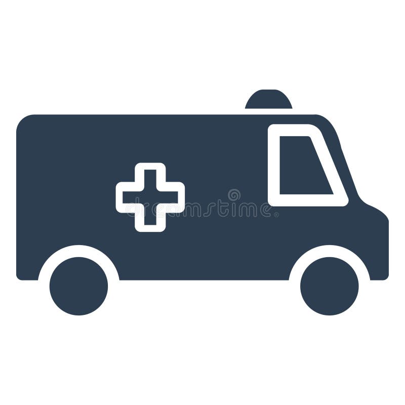 Ambulance Isolated Isolated Vector Icon Easily Editable Easily Editable ...