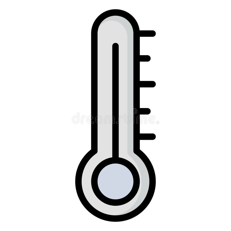 Thermometer Isolated Vector Icon that Can Be Easily Modified or Edit ...