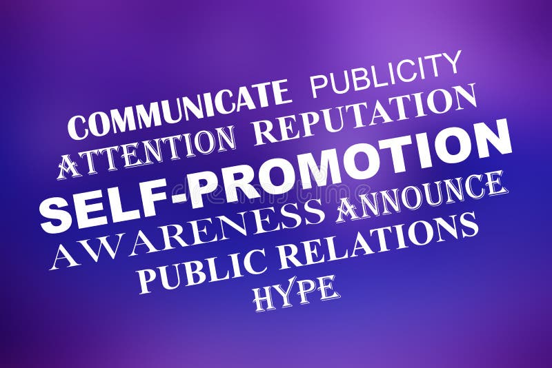 Self promotion stock illustration. Illustration of election - 3227944