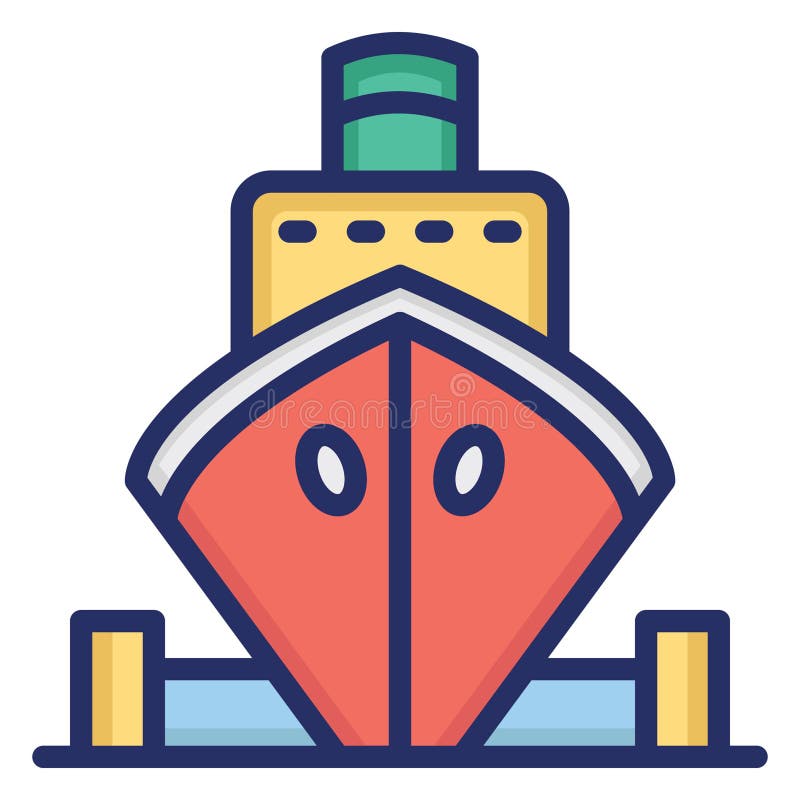 Dockyard stock vector. Illustration of coloring, hydraulic - 19359991