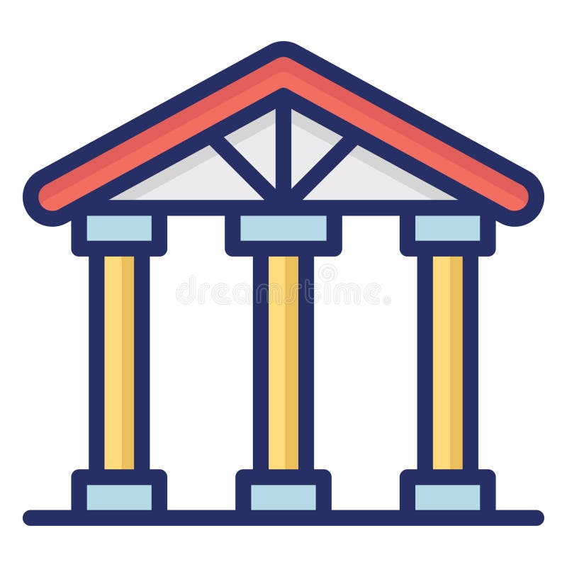 Cab Stand, Taxi Rank Isolated Vector Icon Which Can Be Easily Modified ...