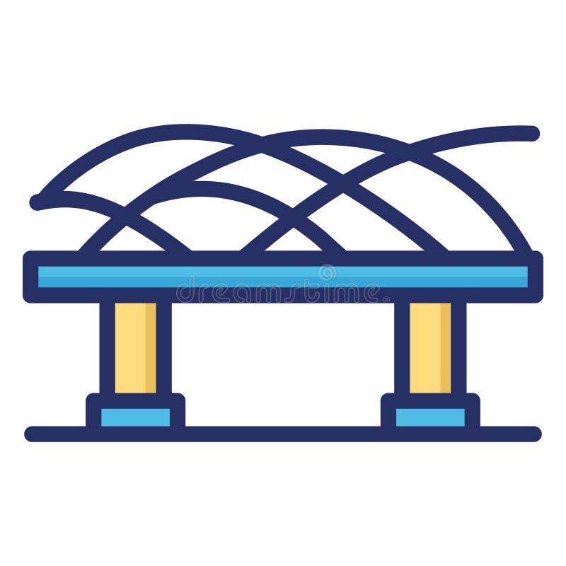 Double Helix Bridge, Helix Bridge Isolated Vector Icon Which Can Be ...