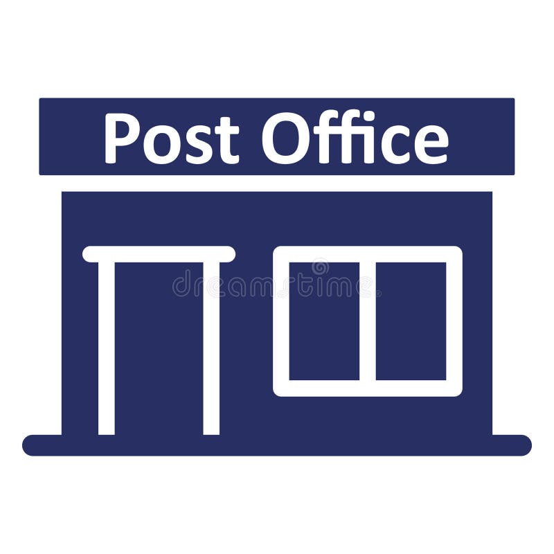 Post Office, Postal Building Isolated Vector Icon Which Can Be Easily ...