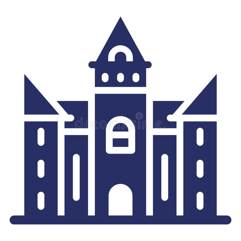 Academic, Educational Building Isolated Vector Icon Which Can Be Easily ...