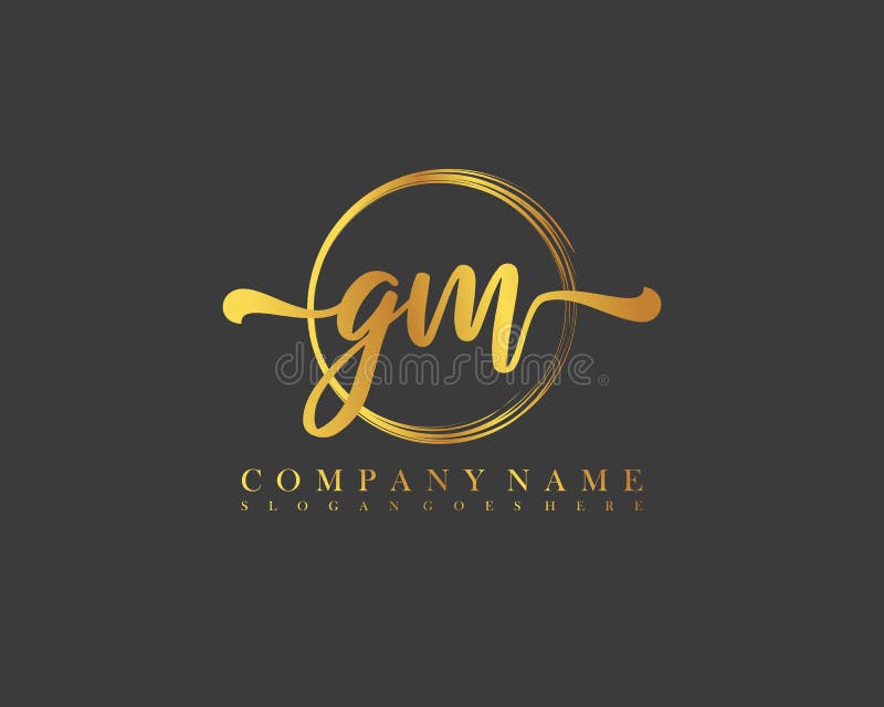 Gm Lettering Logo Stock Illustrations – 433 Gm Lettering Logo Stock ...