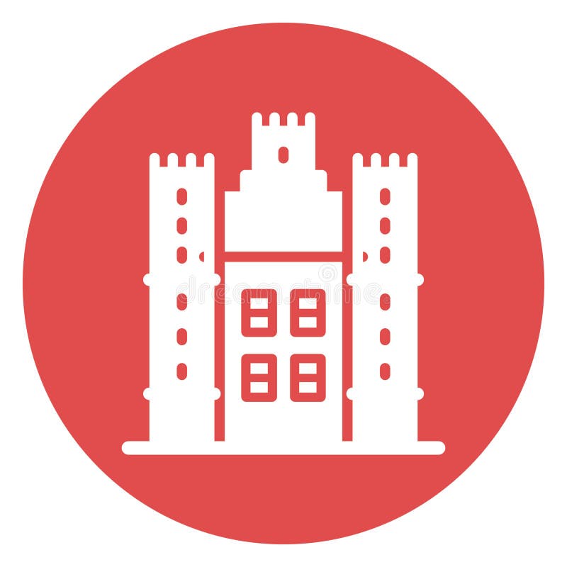 Academic, Educational Building Isolated Vector Icon Which Can Be Easily ...