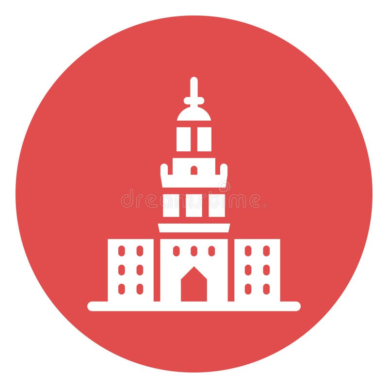 Academic, Dartmouth College Building Isolated Vector Icon Which Can Be ...
