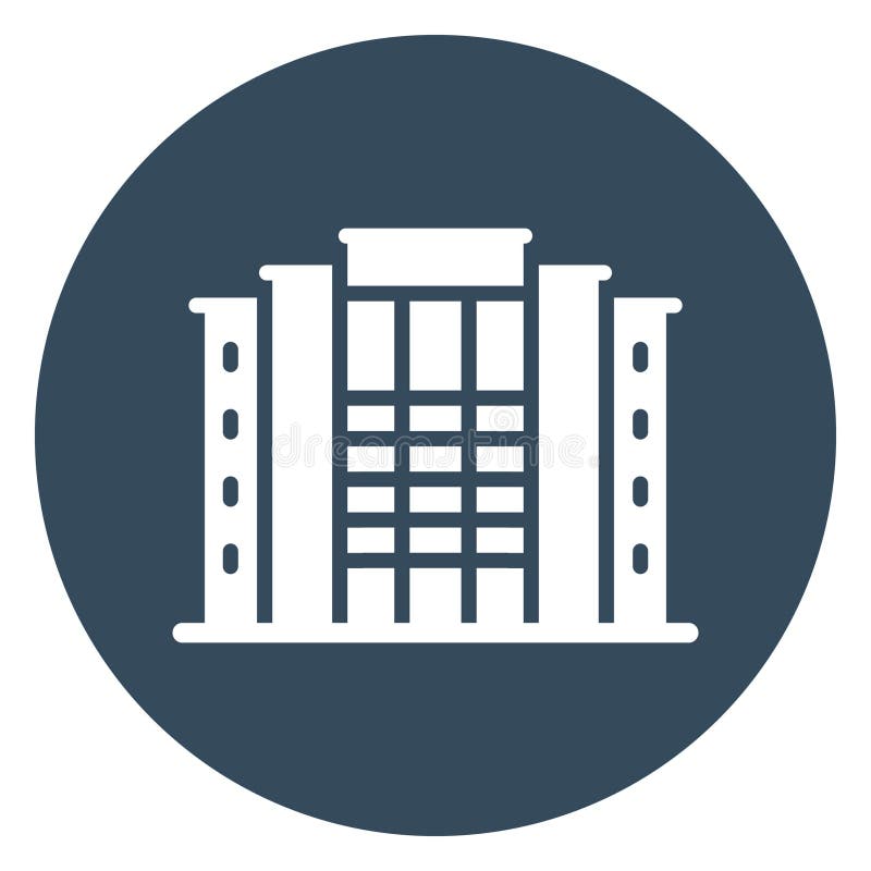 Academic, Educational Building Isolated Vector Icon Which Can Be Easily ...