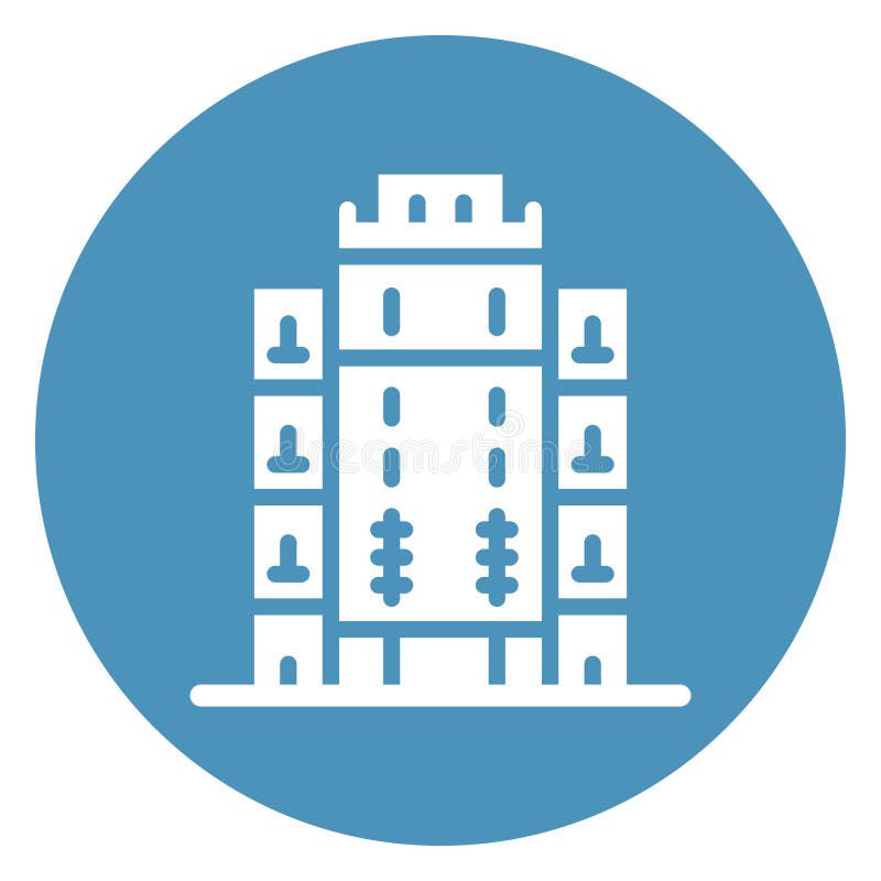 Academic, Educational Building Isolated Vector Icon Which Can Be Easily ...
