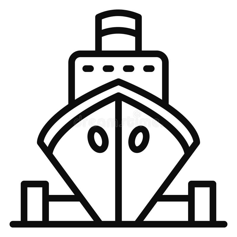 Boatyard, Dockyard Isolated Vector Icon Which Can Be Easily Modified or ...