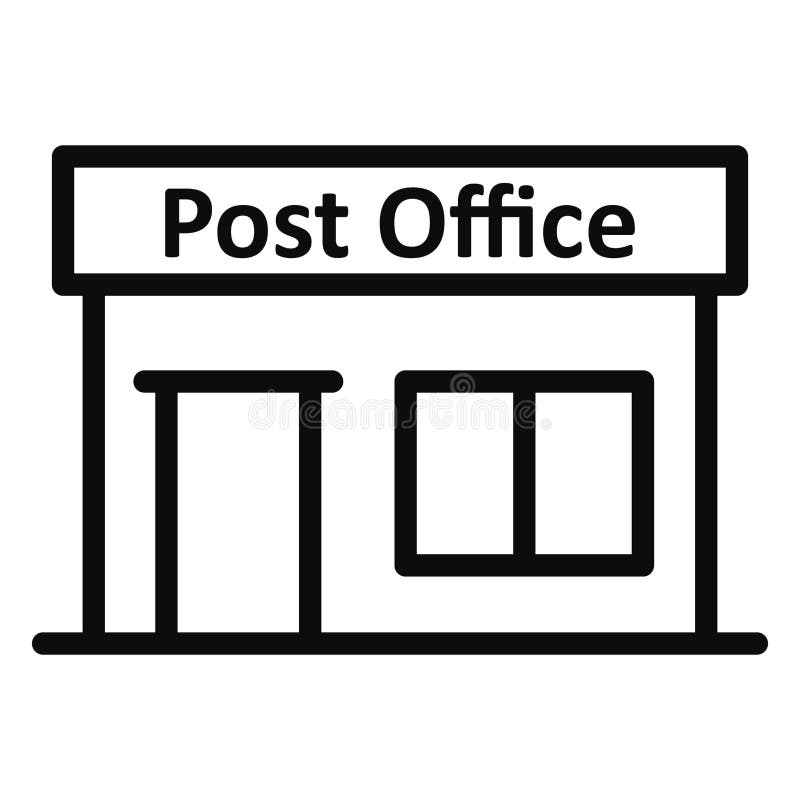 Post Office, Postal Building Isolated Vector Icon Which Can Be Easily ...