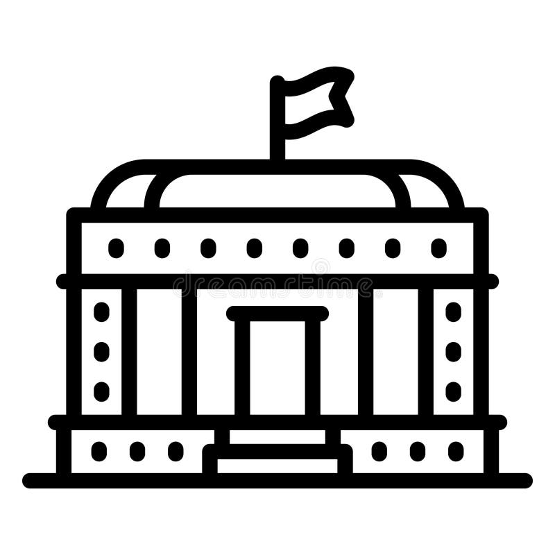 Academic, Educational Building Isolated Vector Icon Which Can Be Easily ...