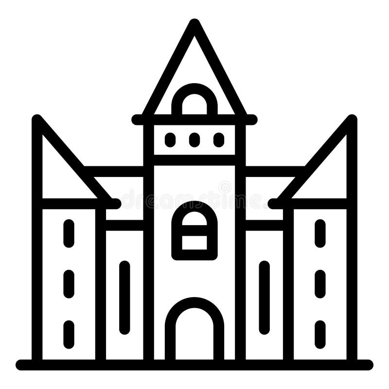 Academic, Educational Building Isolated Vector Icon Which Can Be Easily ...