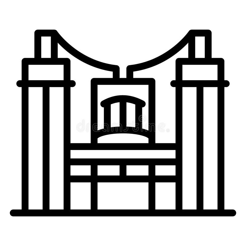 Academic, Educational Building Isolated Vector Icon Which Can Be Easily ...