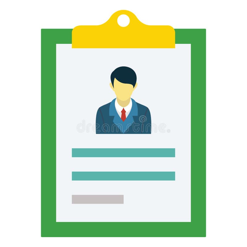 Identification Color Isolated Vector Icon that Easily Can Be Modified ...