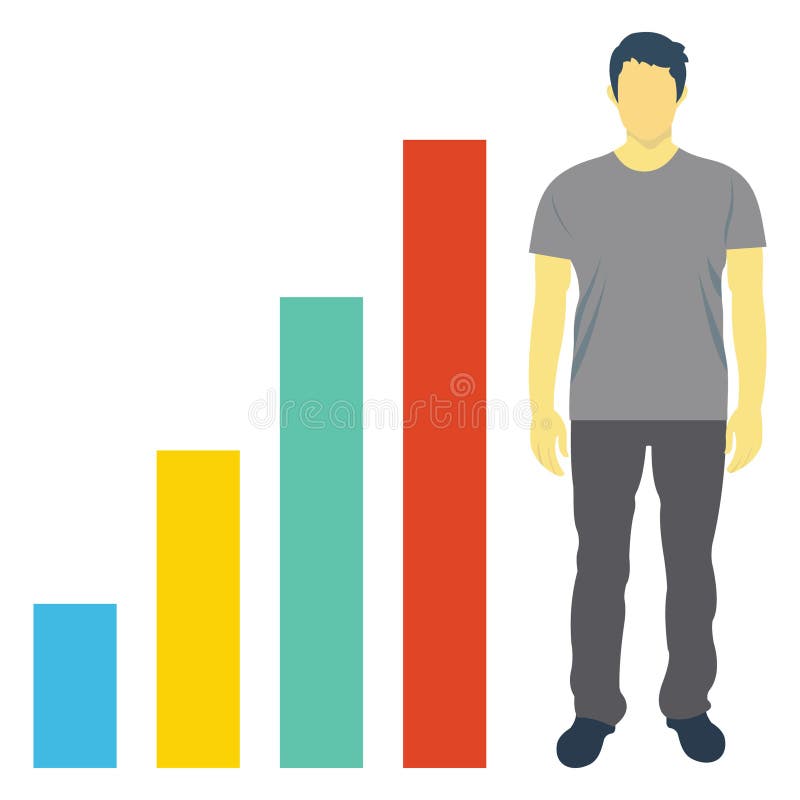 Promotion Man with Color Swatch. Stock Vector - Illustration of ...