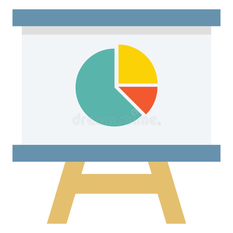 Presentation Color Vector Icon Which Can Easily Modify or Edit Stock ...