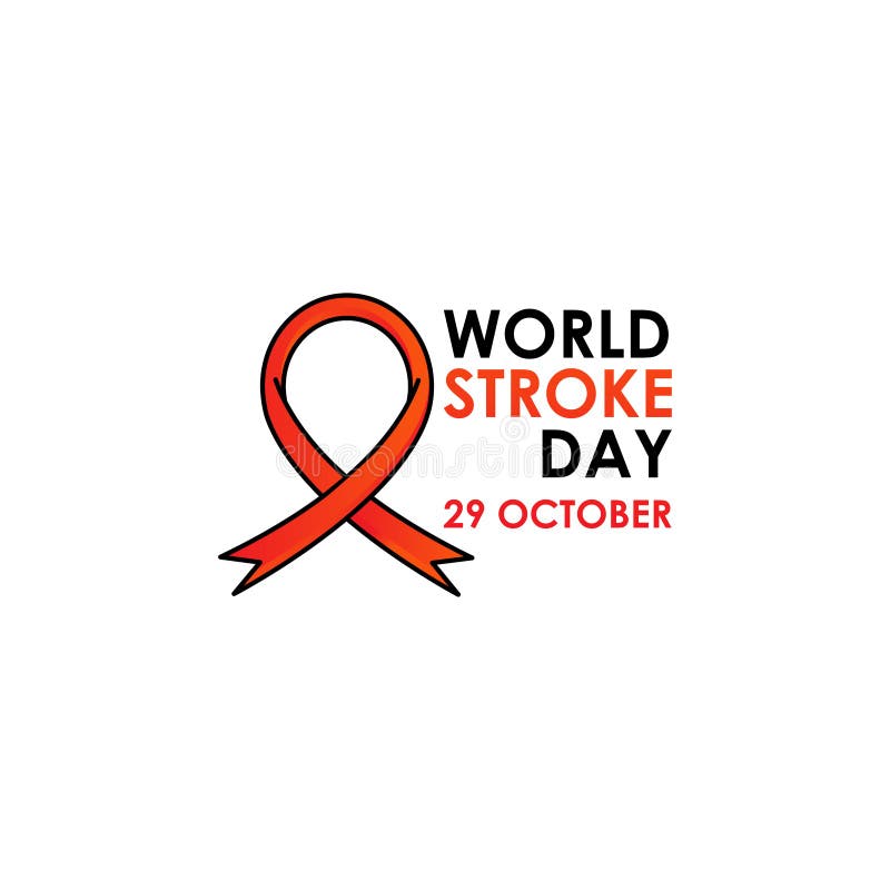 World Stroke Day - Vector Logo Poster Illustration of World Stroke Day ...