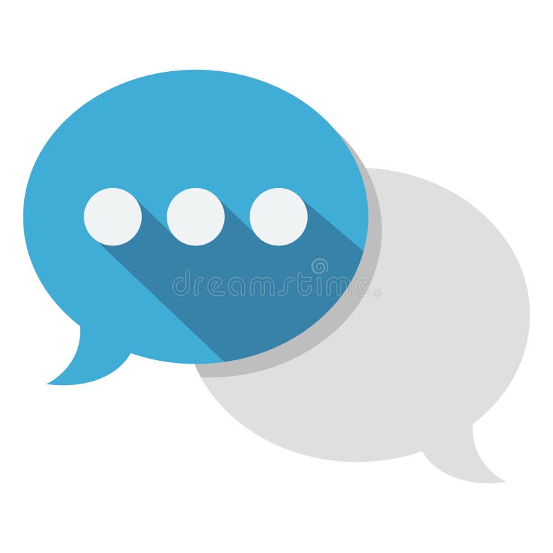 Chat Bubble Color Isolated Vector Icon that Can Easily Modify or Edit ...