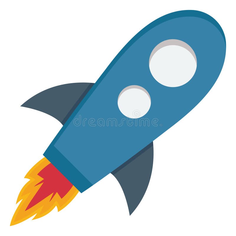 Project Launch Color Isolated Vector Icon that Can Easily Modify or ...