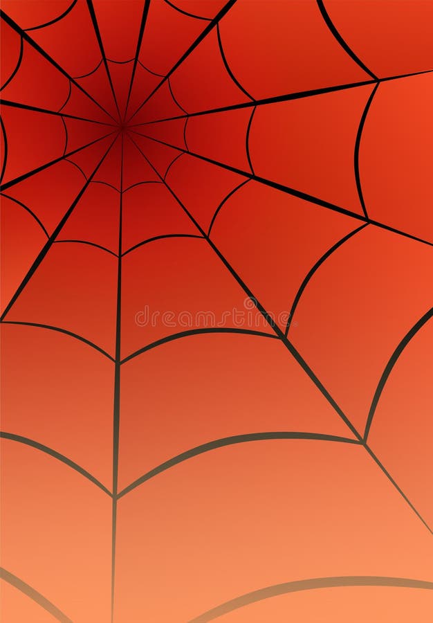 Spider Web Graphic Design Pattern Outline for Net Structure Abstract ...